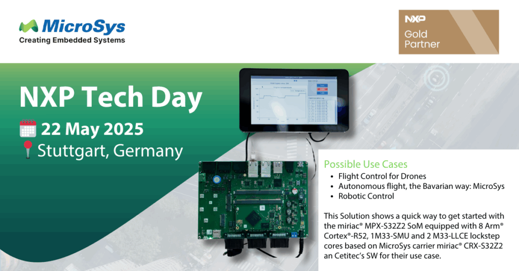 Modular Embedded Platforms for NXP Processors – MicroSys